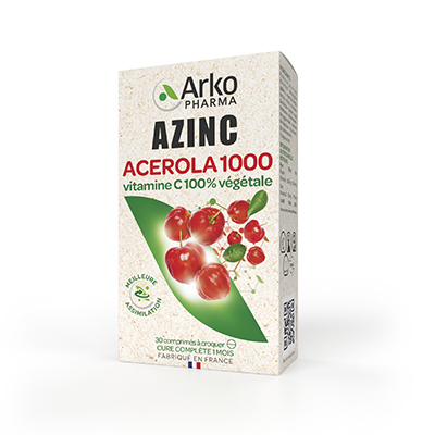 Azinc BIO Acerola 1000 - Arkopharma